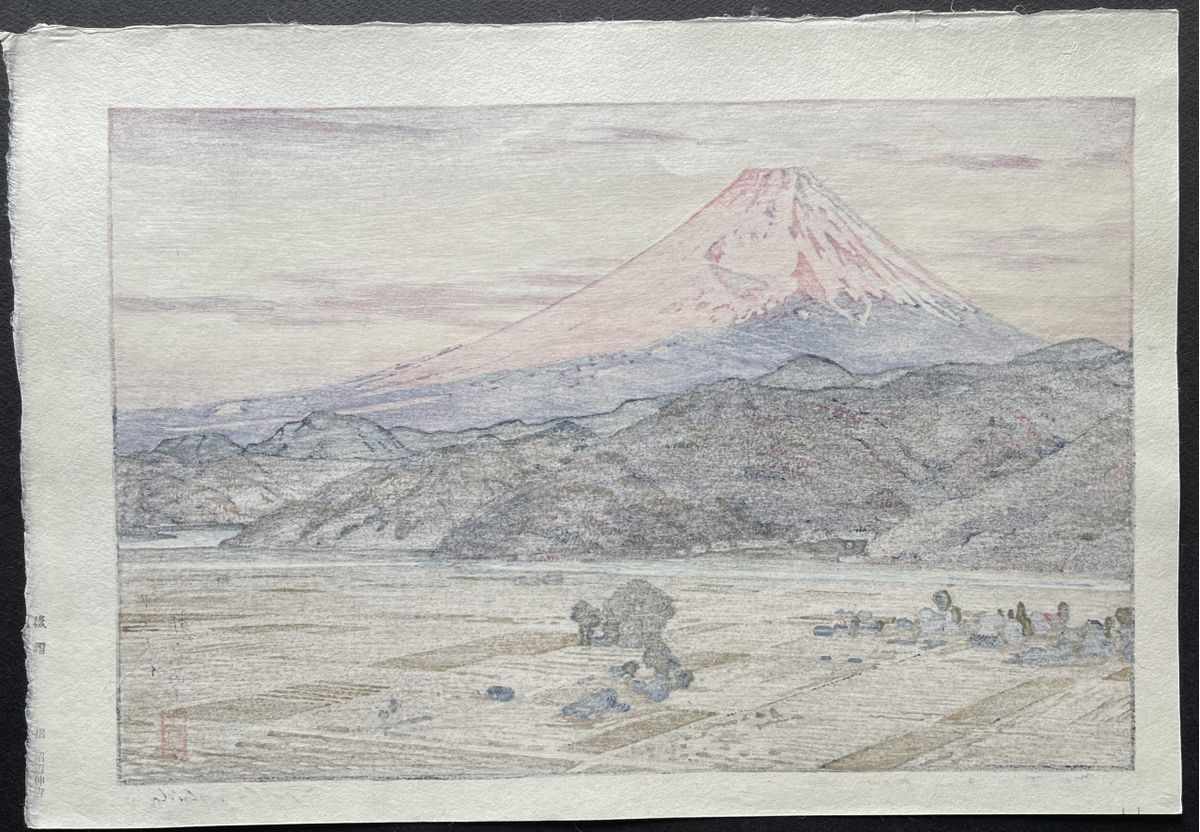 Mt. Fuji from Ohito, morning - Toshi Yoshida - Japanese Prints - Nipponprints.com
