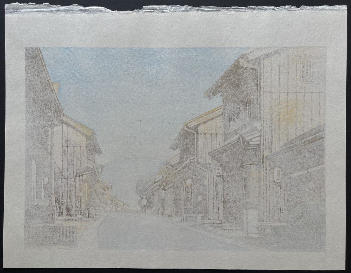 Road scenery - Koichi Maeda - Japanese Prints - Nipponprints.com