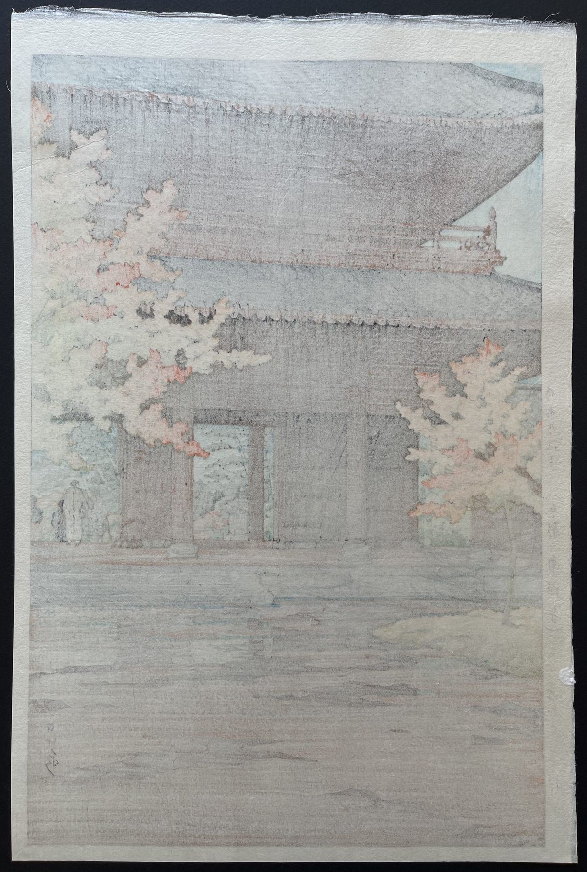 Late Autumn Rain, Nanzen Temple, Kyoto - Kawase Hasui - Japanese Prints ...