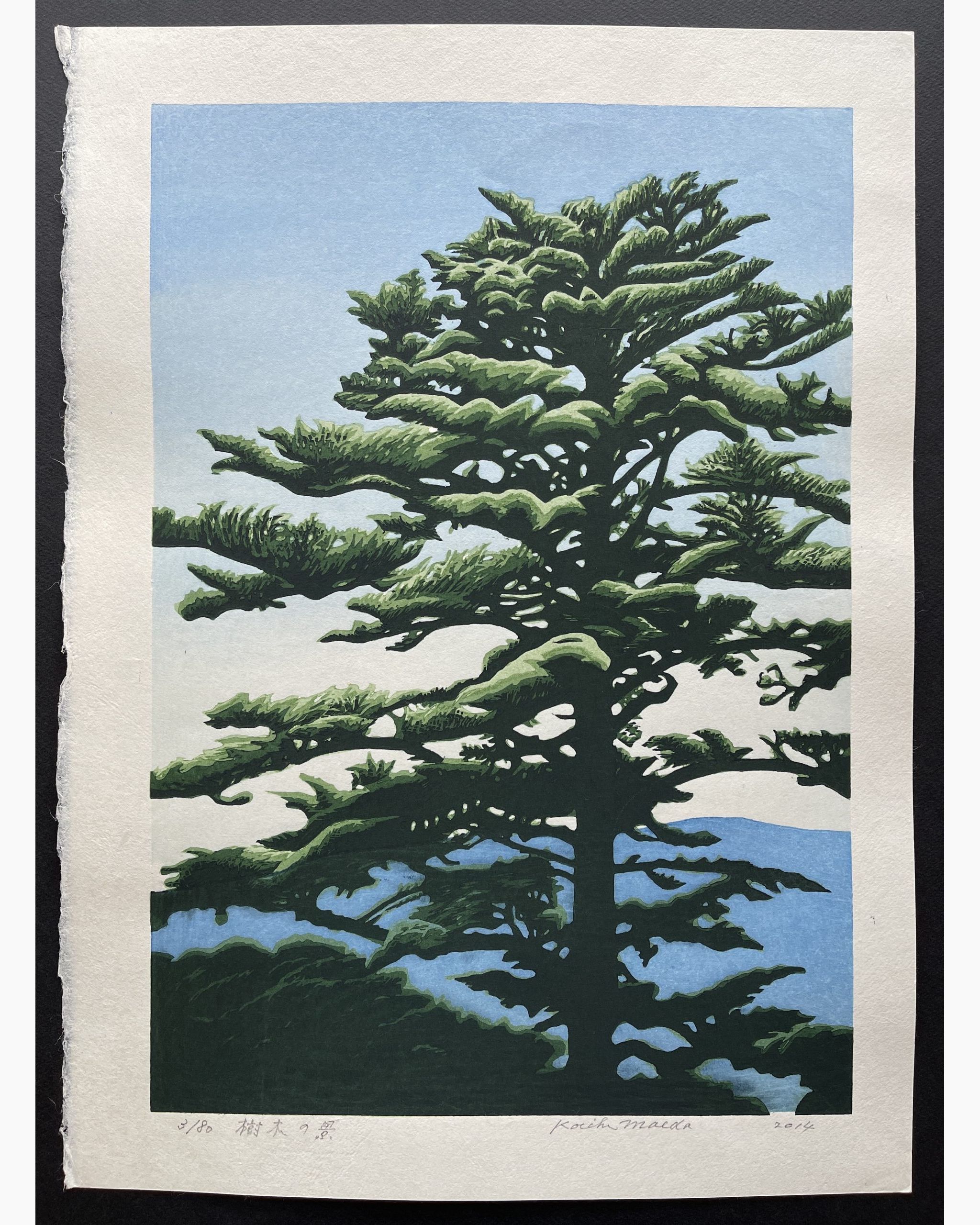 Jumoku no Kei - Koichi Maeda - Japanese Prints - Nipponprints.com