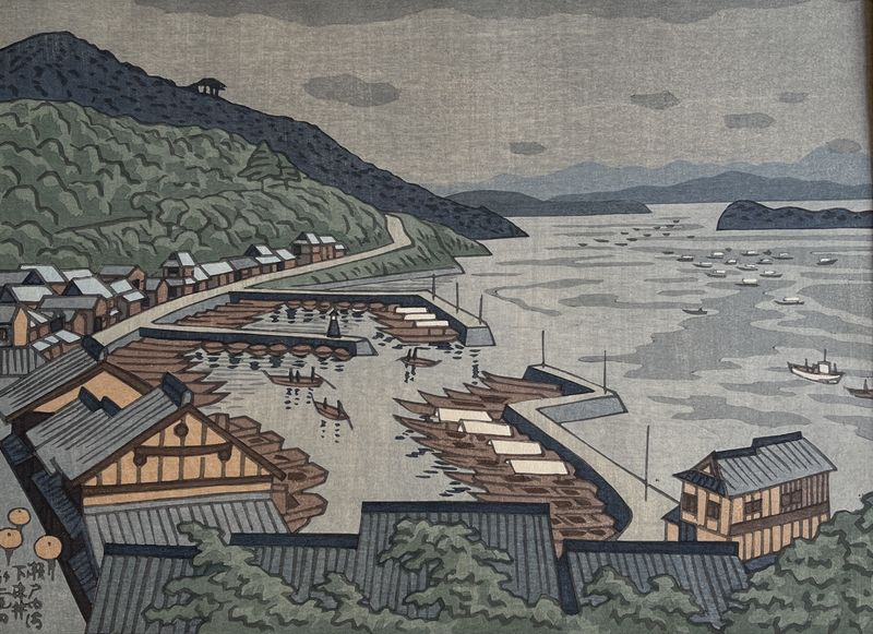 Shimotsui in the Inland Sea - Takeji Asano - Japanese Prints ...