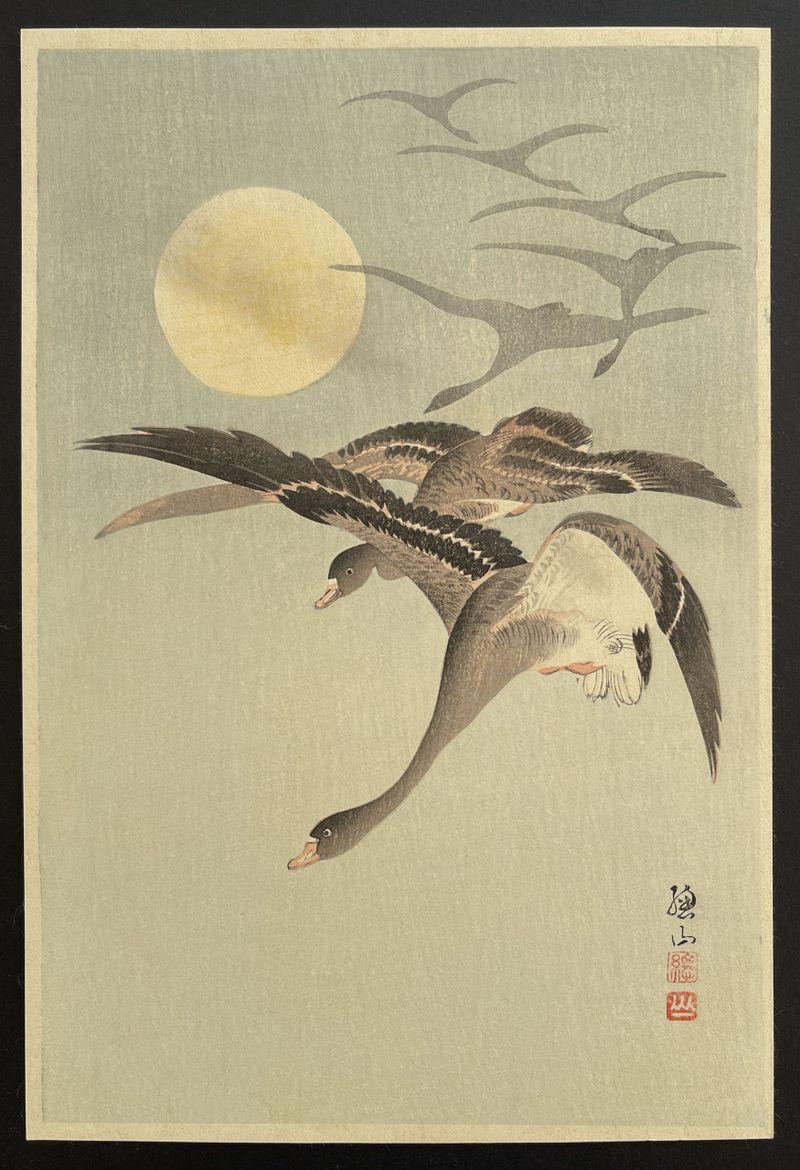 Homing Geese - Ito Sozan - Japanese Prints - Nipponprints.com